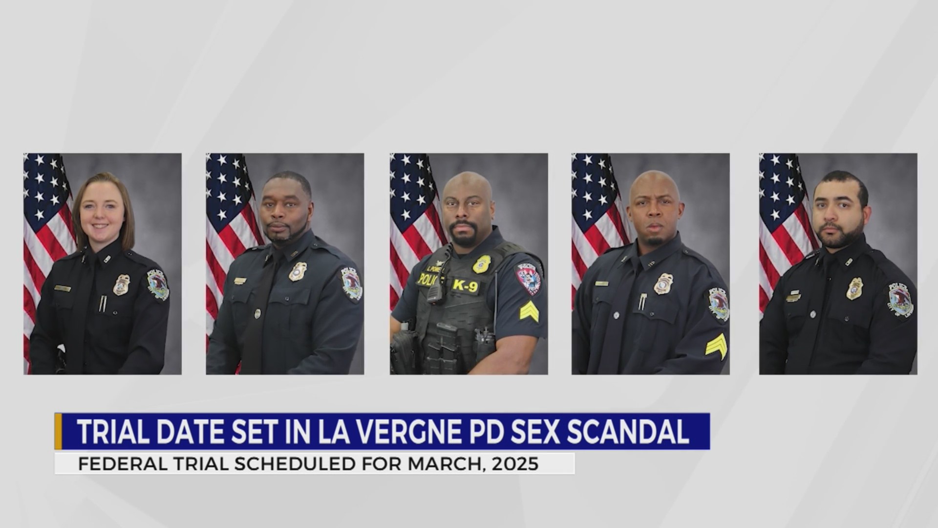 Trial date set in La Vergne Police sex scandal – WKRN News 2