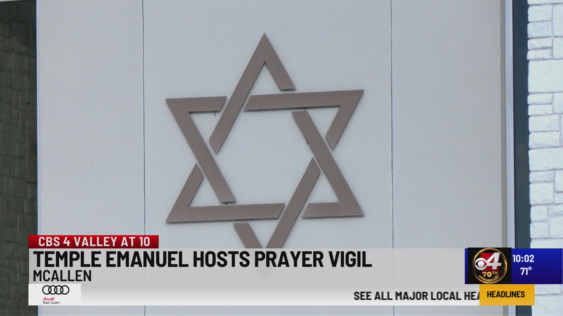 Temple Emanuel hosts prayer vigil – KVEO-TV