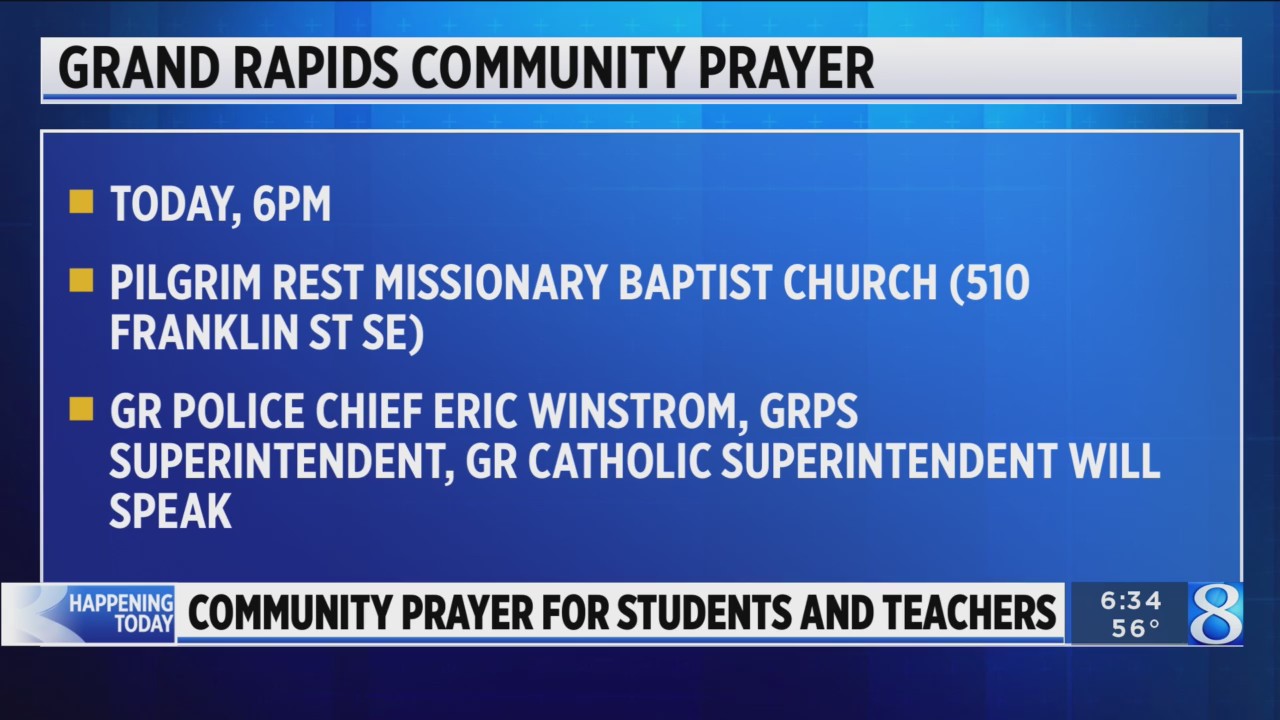 Community-wide prayer service for a safe and successful school year ...