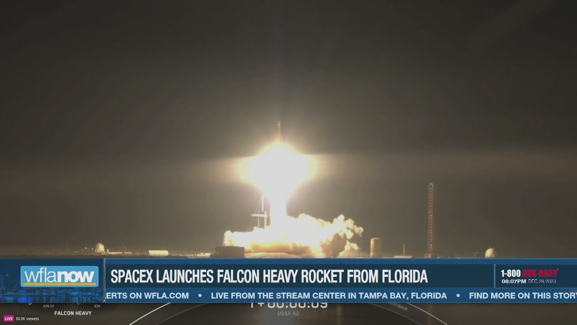 SpaceX launches Falcon Heavy from Florida – WFLA