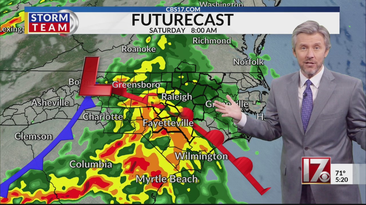 Severe Weather Forecast This Weekend Wes Hohenstein CBS 17 Raleigh ...