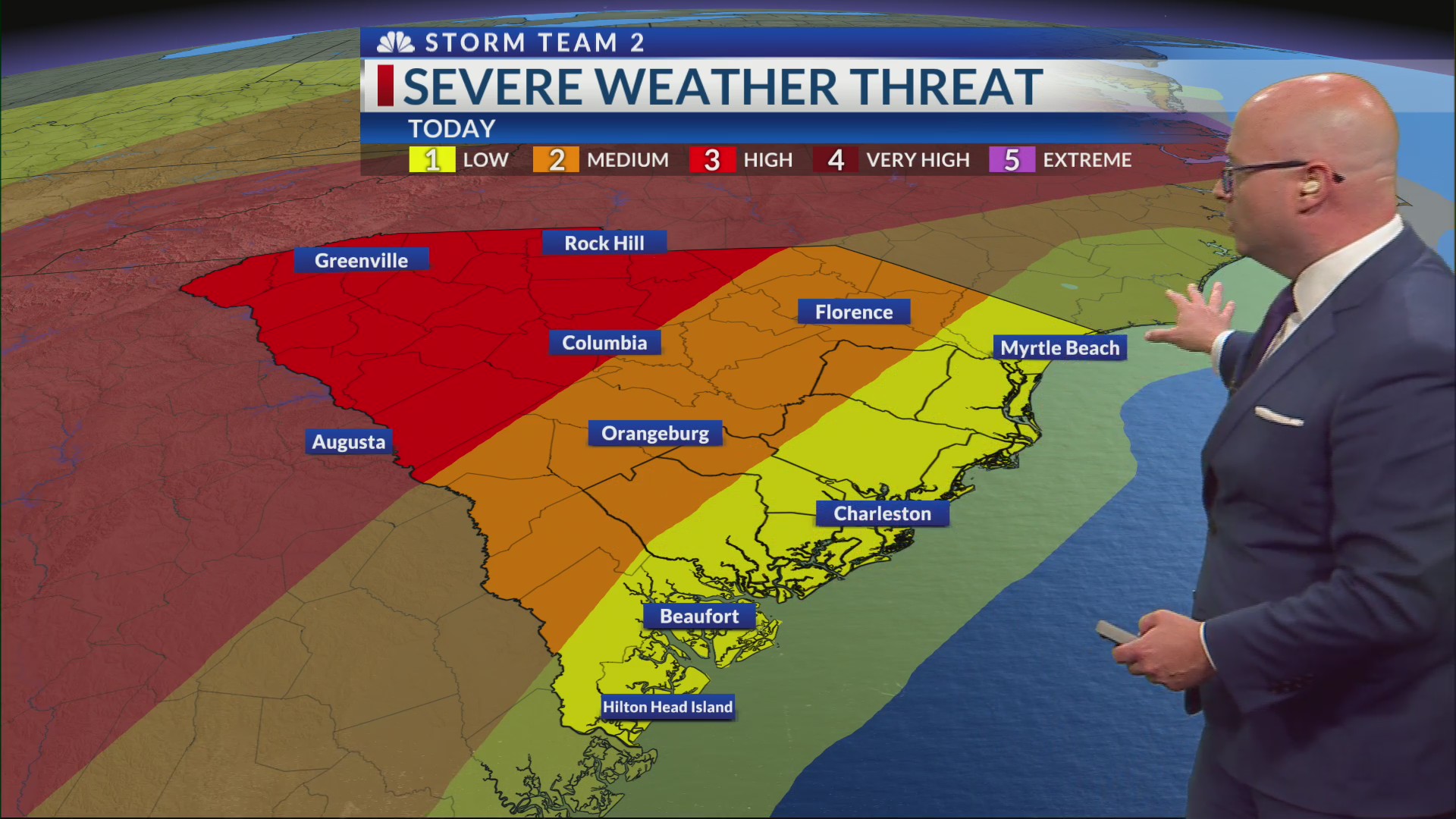 Severe weather threat could impact your Friday – WCBD News 2