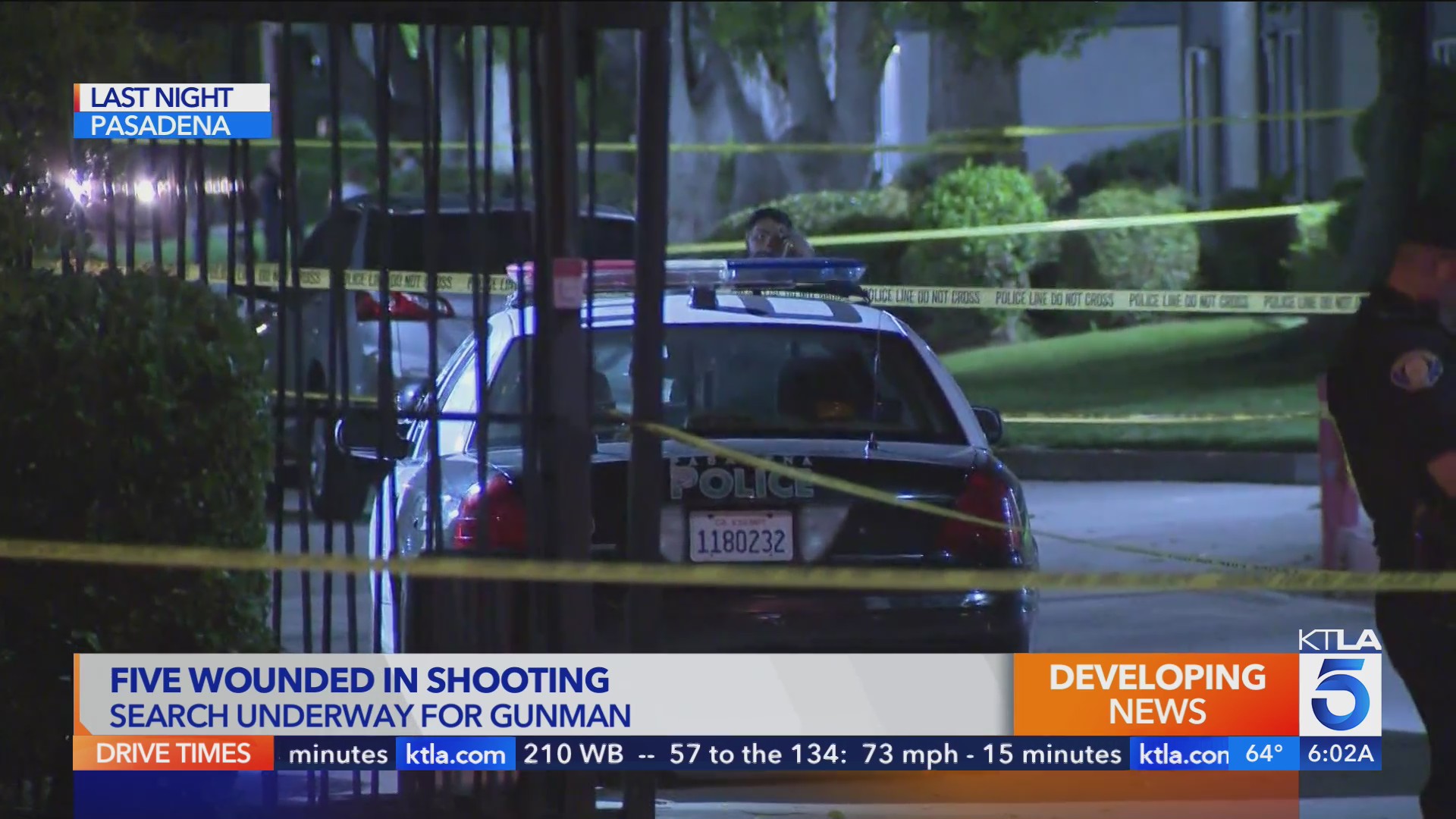 5 hospitalized in Pasadena shooting – KTLA