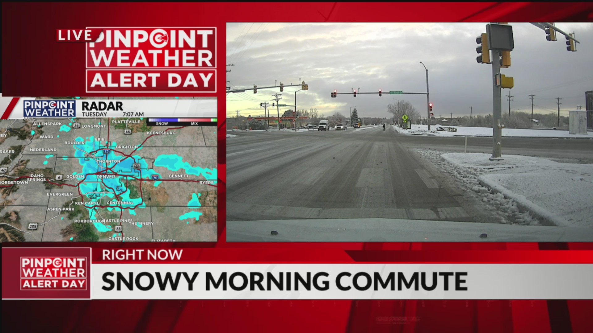 Snow, ice make road conditions slick near Longmont – FOX31 Denver
