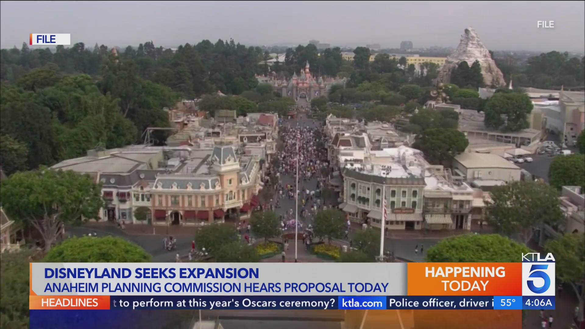 Disney seeks major expansion of California theme park – KTLA