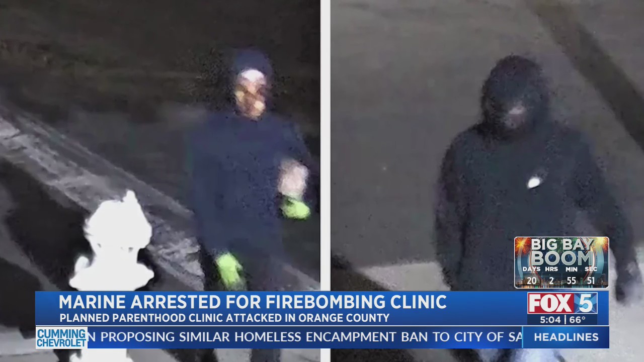 Marine Arrested In Planned Parenthood Firebombing – FOX 5 San Diego & KUSI News