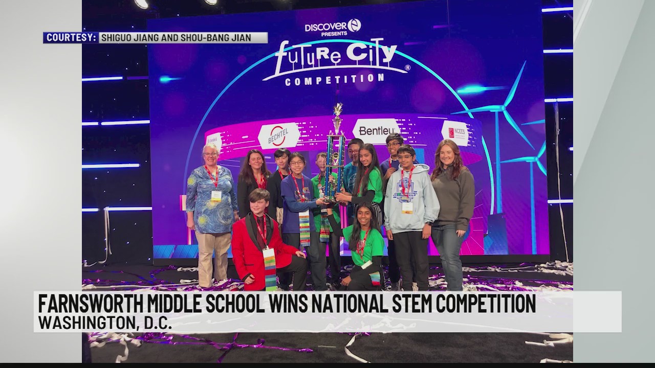 Farnsworth Middle School wins national STEM competition – NEWS10 ABC