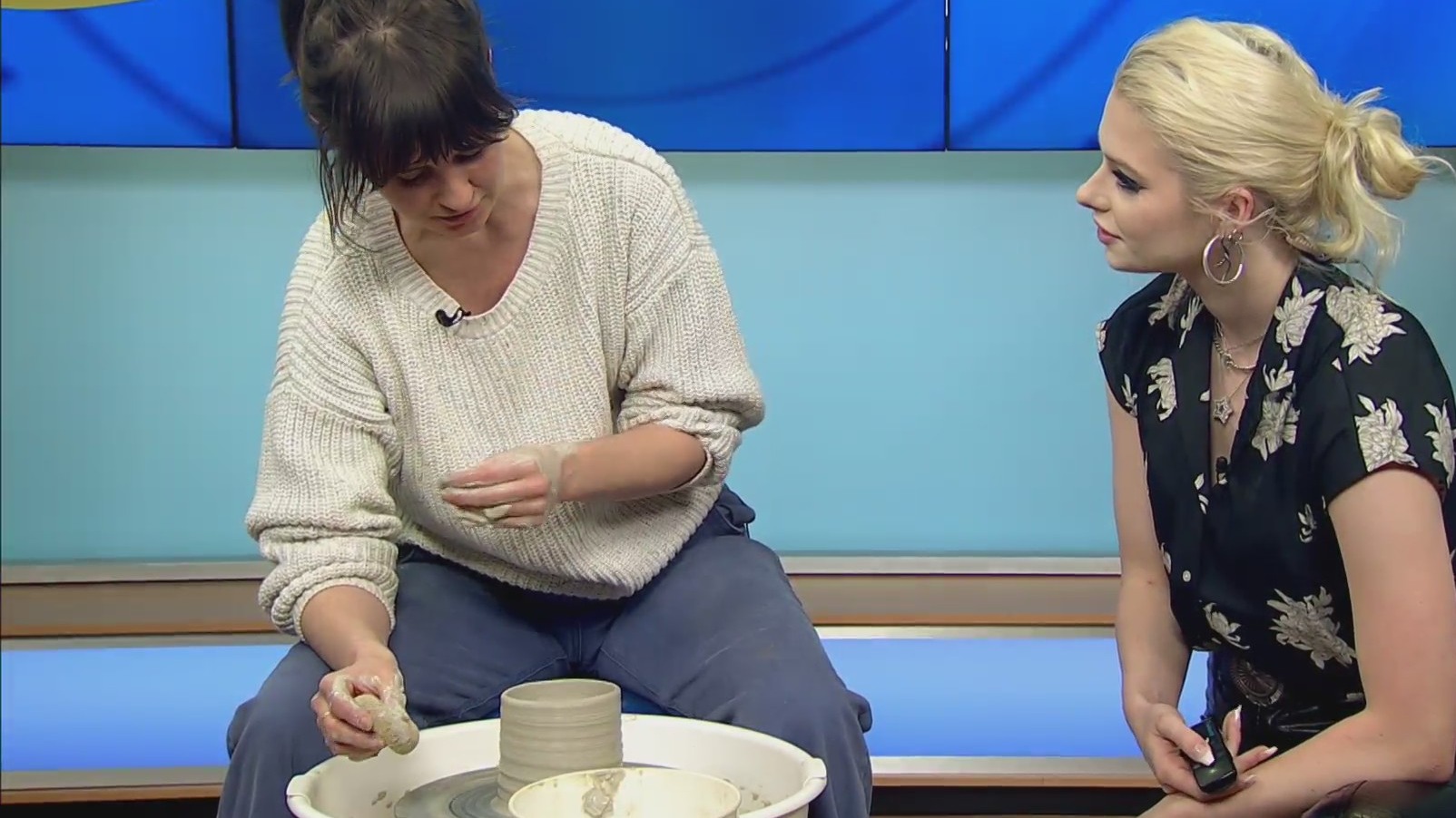 Throwing Things in Studio with NOLA Clay! – KOIN.com