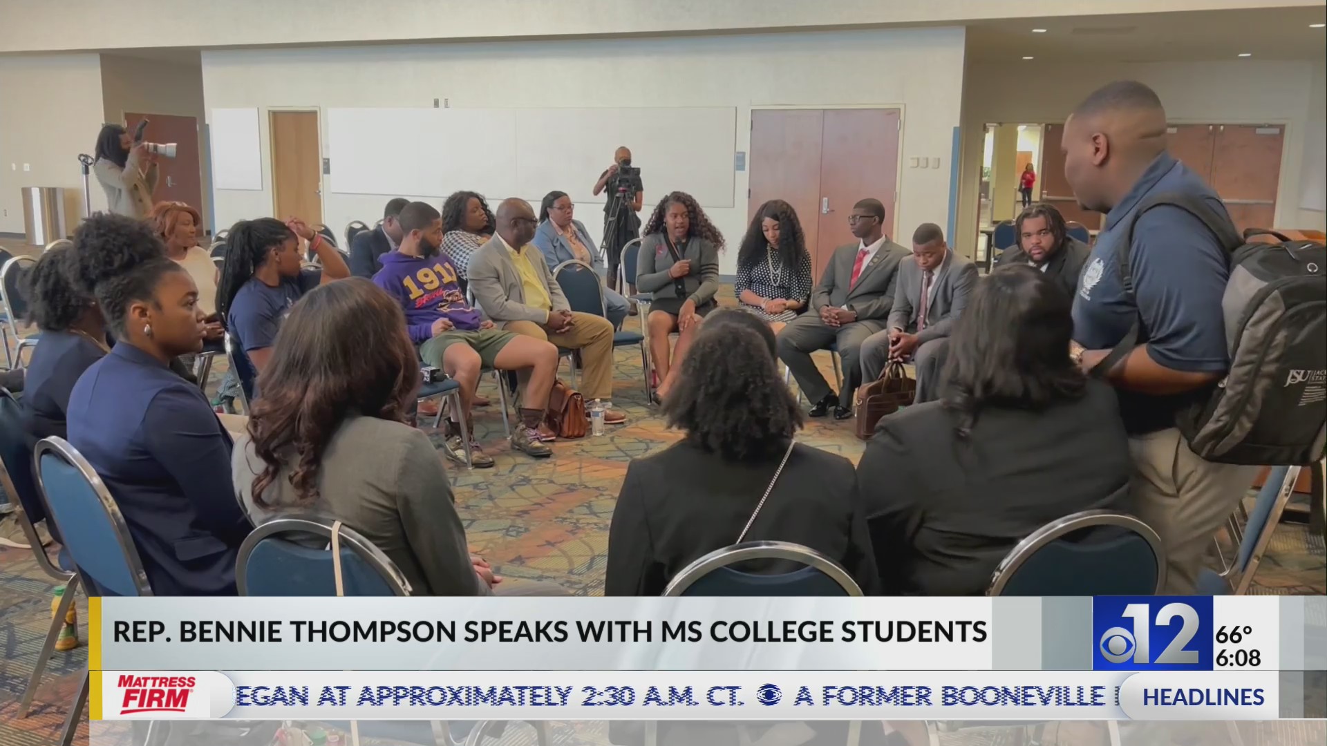 Rep. Thompson speaks with Mississippi college students – WJTV