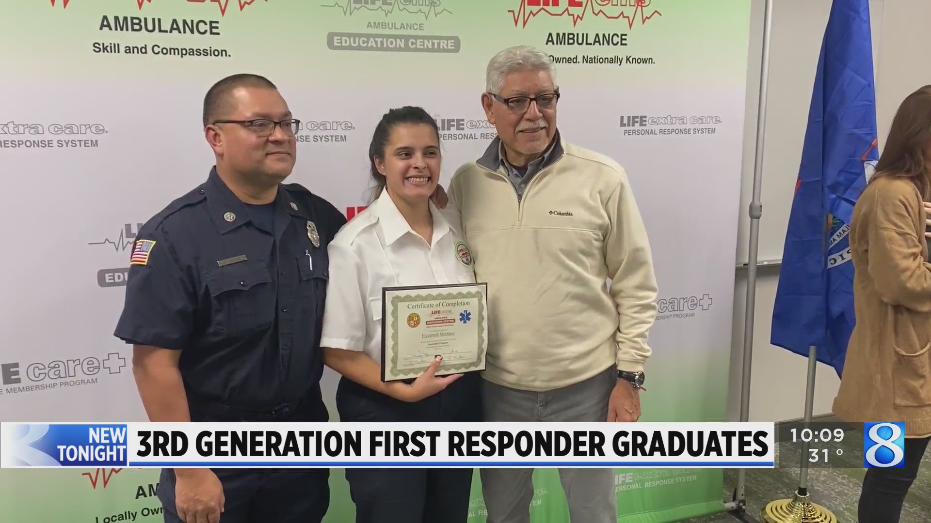Third-generation first responder graduates as EMT – WOODTV.com