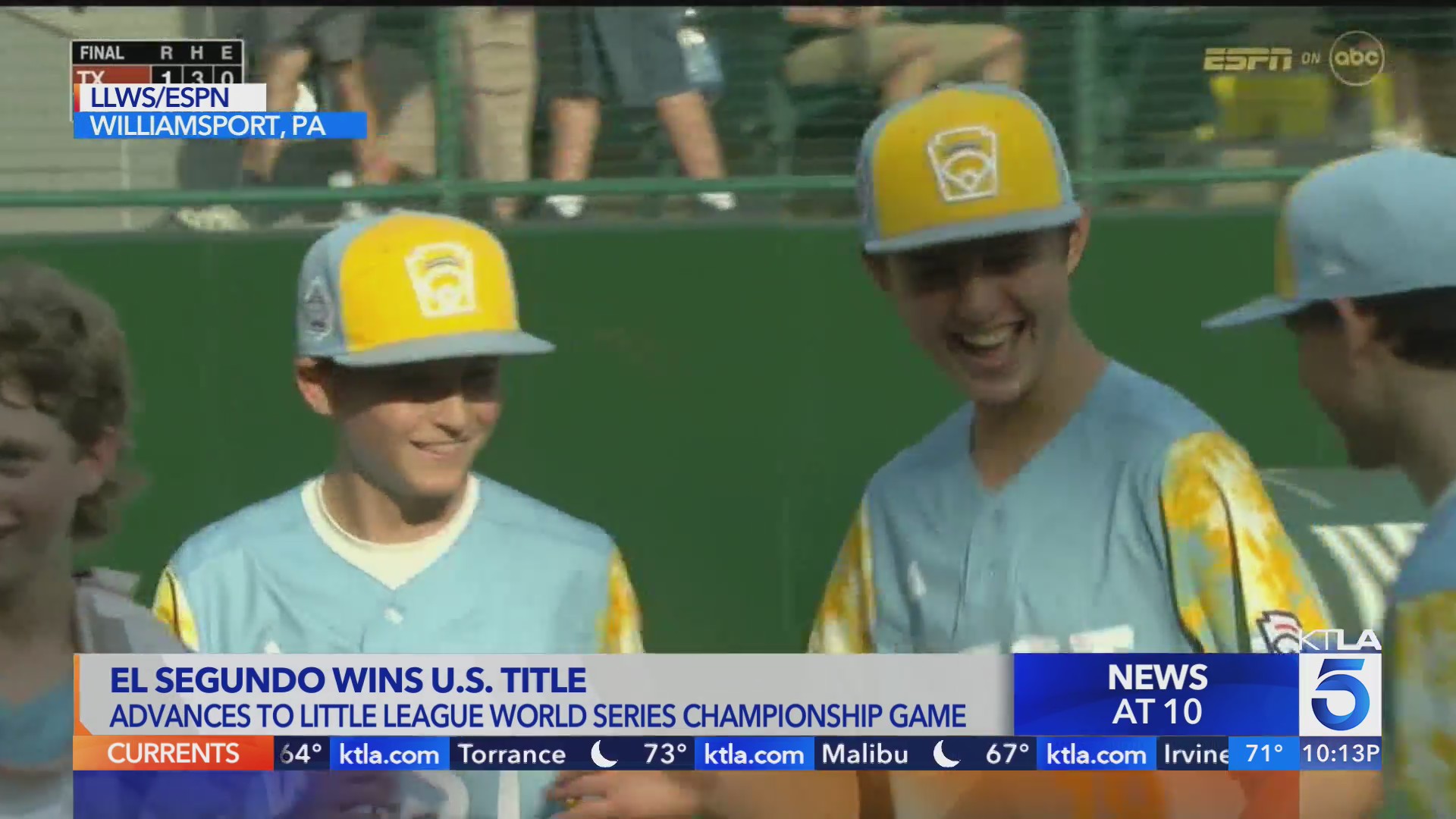 El Segundo Little League team advances to Little League World Series ...