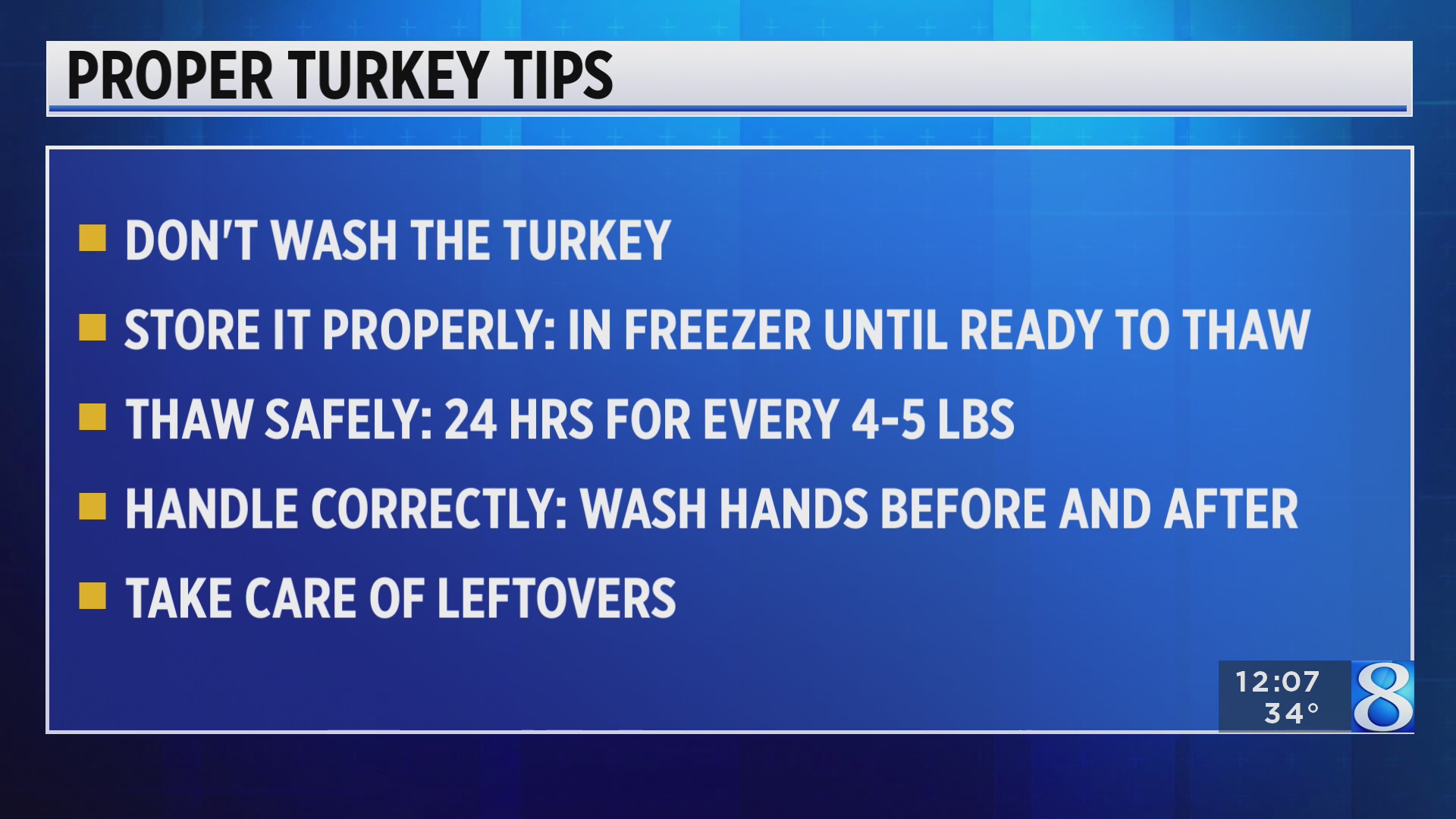 Turkey cooking safety tips from the CDC – WOODTV.com