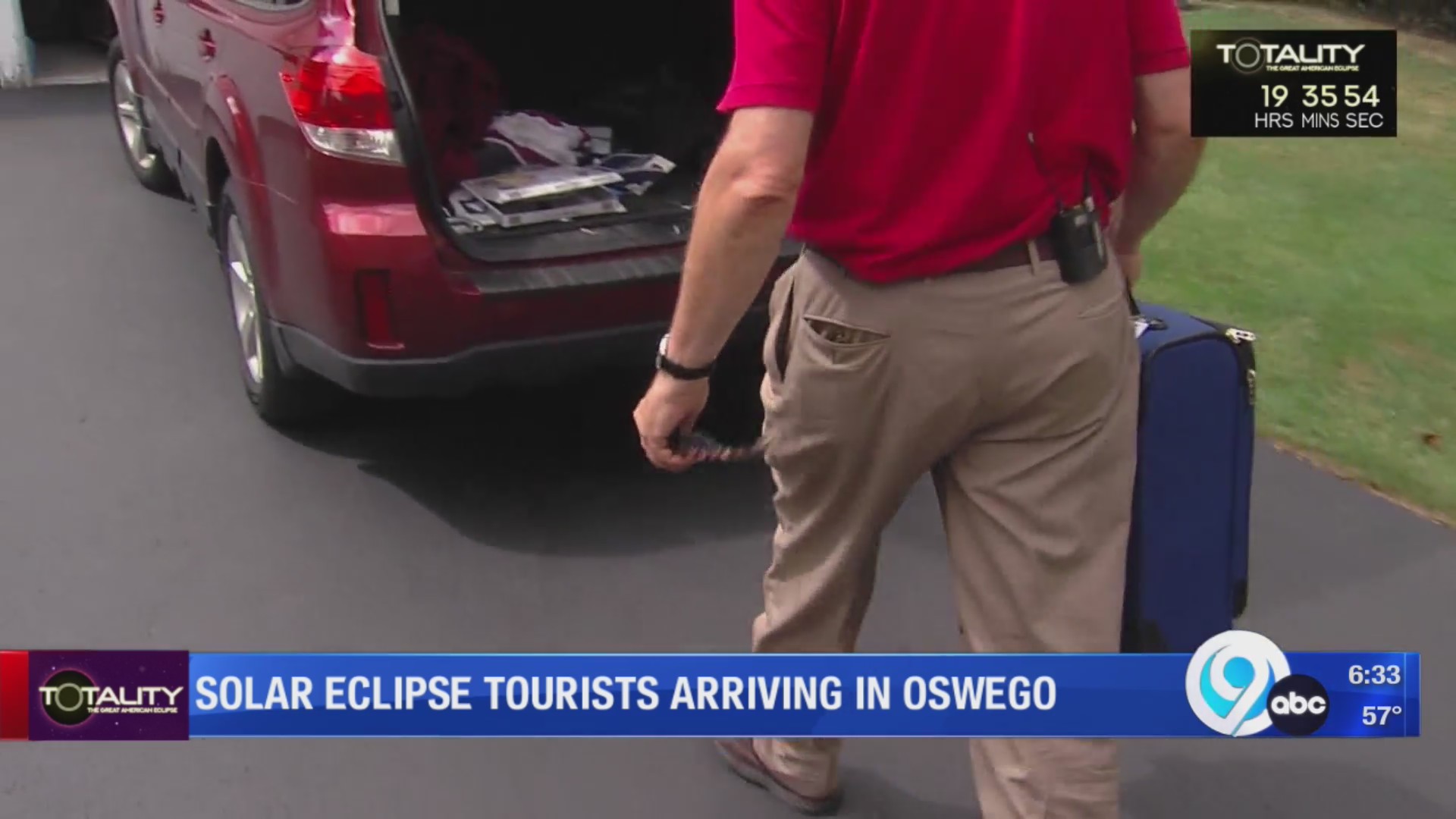 Solar eclipse tourists arriving in Oswego – WSYR