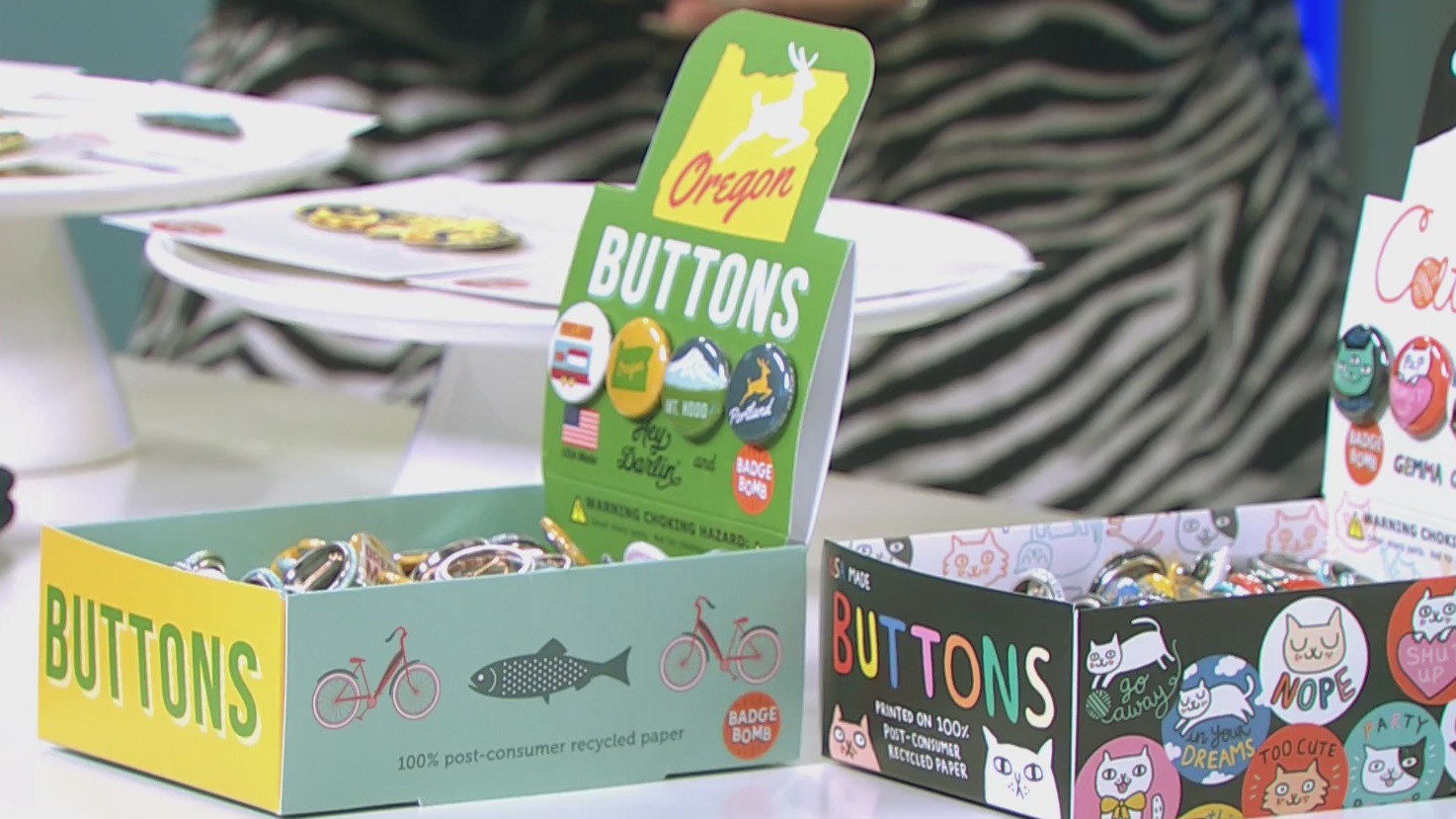 Badge Bomb Buttons Up! – KOIN.com