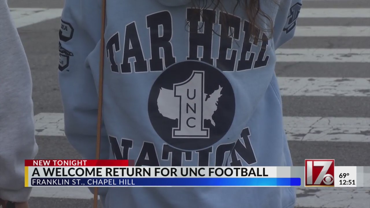 UNC fans welcome return of football season – CBS17.com