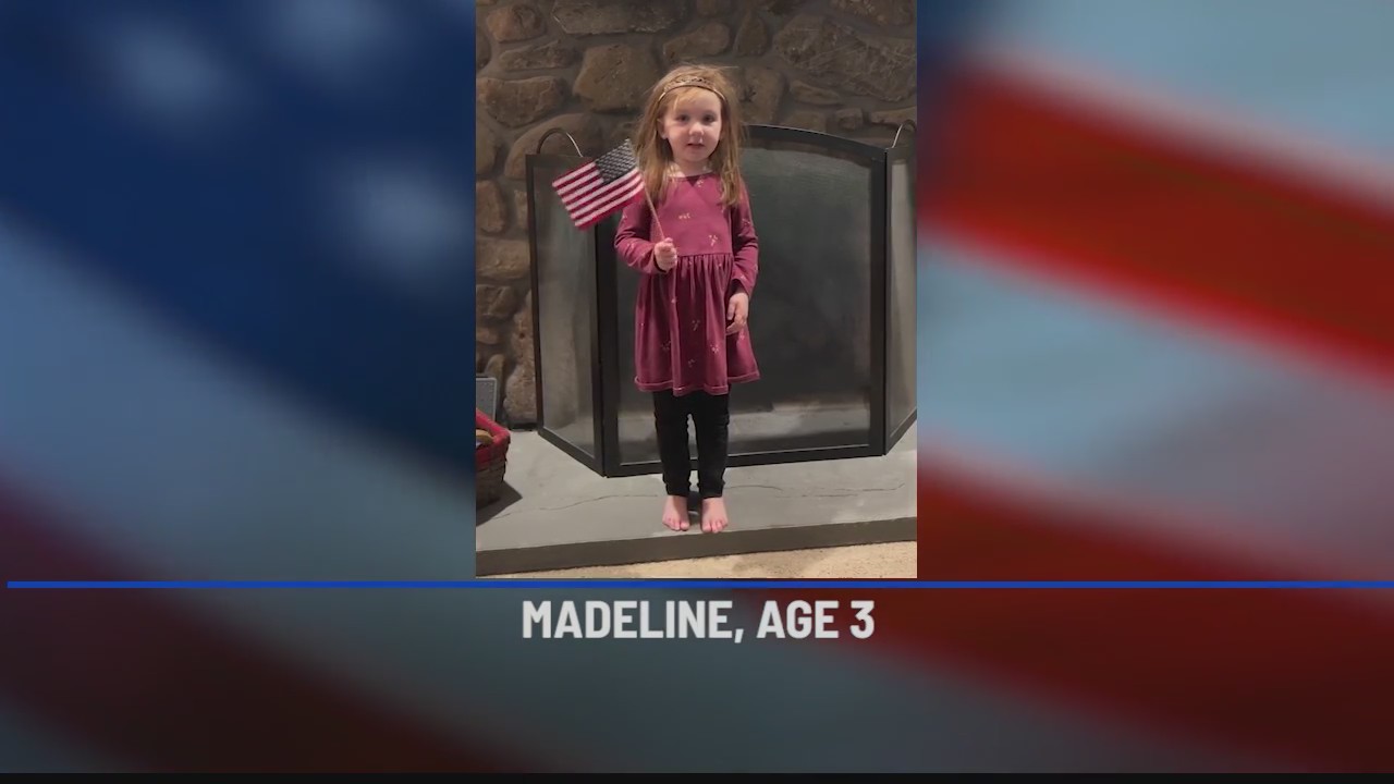 Madeline gives us our daily Pledge of Allegiance! – NEWS10 ABC