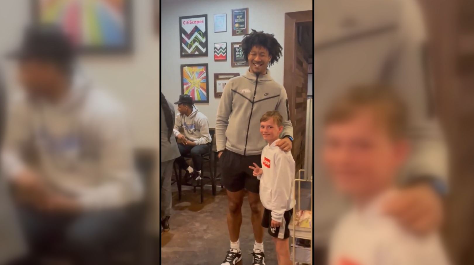 Young Jaylin Williams fan takes hilarious charge when they meet – KNWA ...