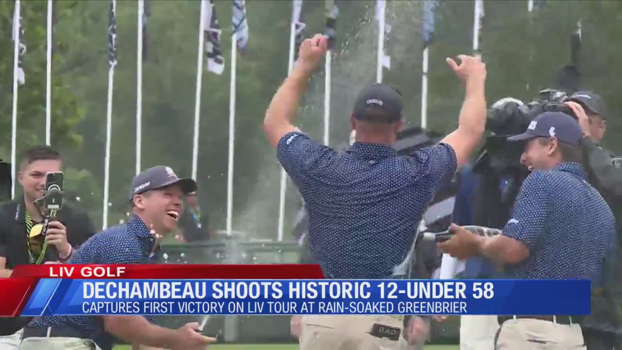 Bryson Dechambeau shoots historic 12-under 58 to capture his first LIV ...