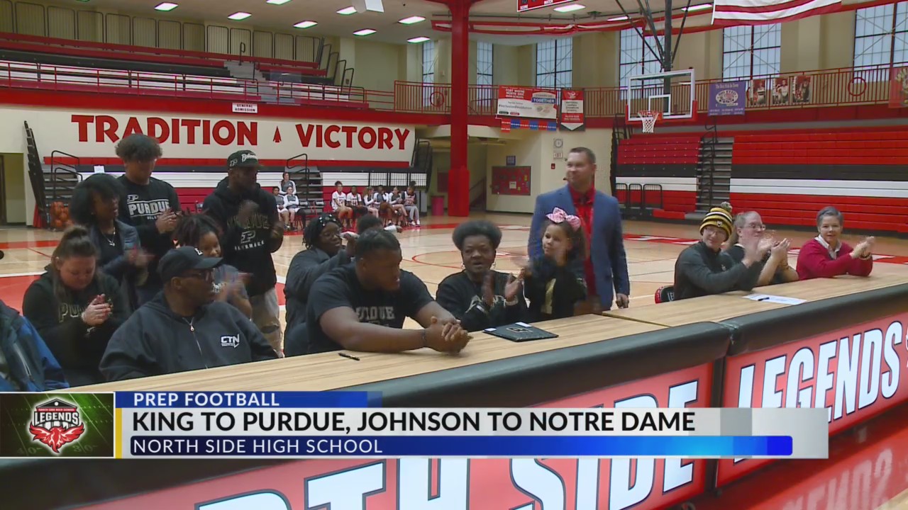 North Side’s Brauntae Johnson signs with Notre Dame football, Jordan ...
