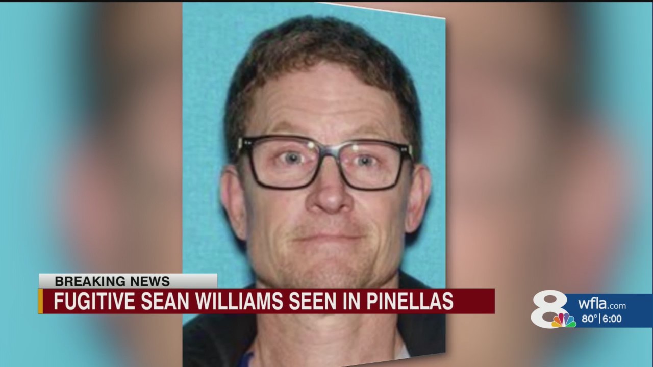 Fugitive Sean Williams seen in Pinellas County – WFLA