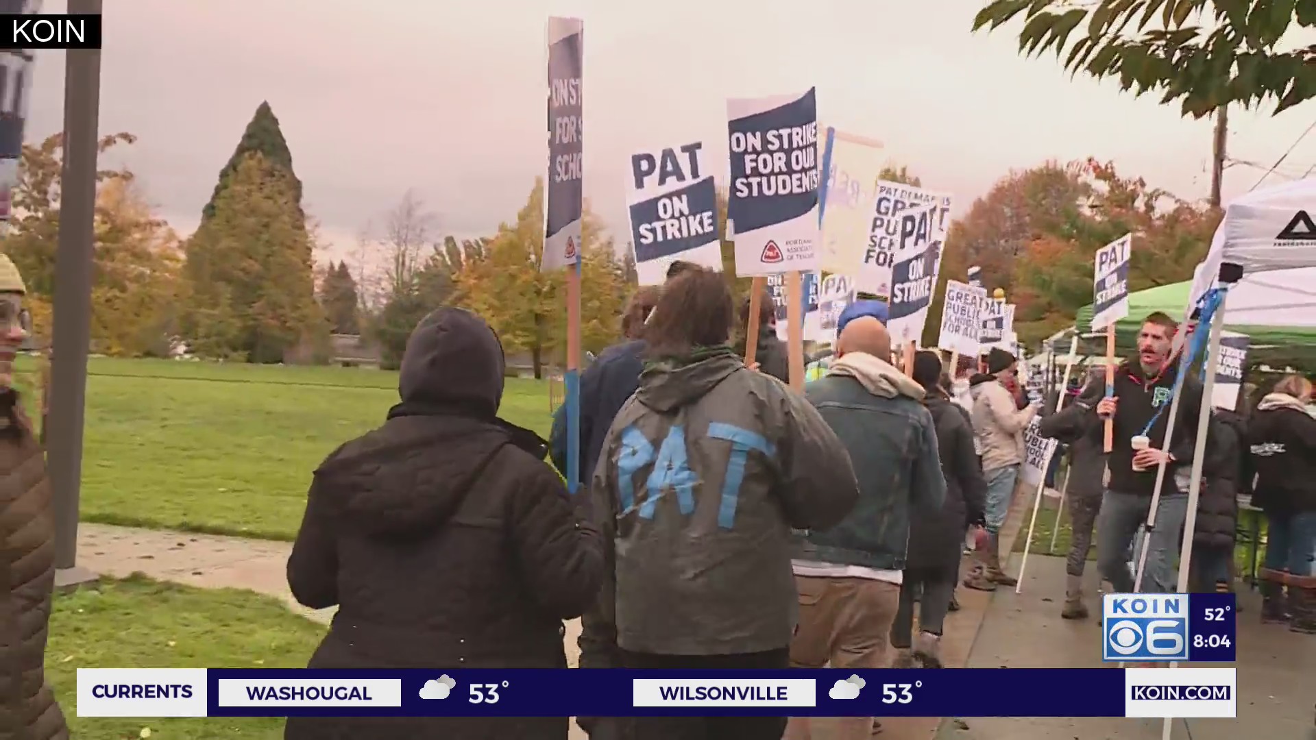 Negotiations at standstill as PPS strike enters second day – KOIN.com