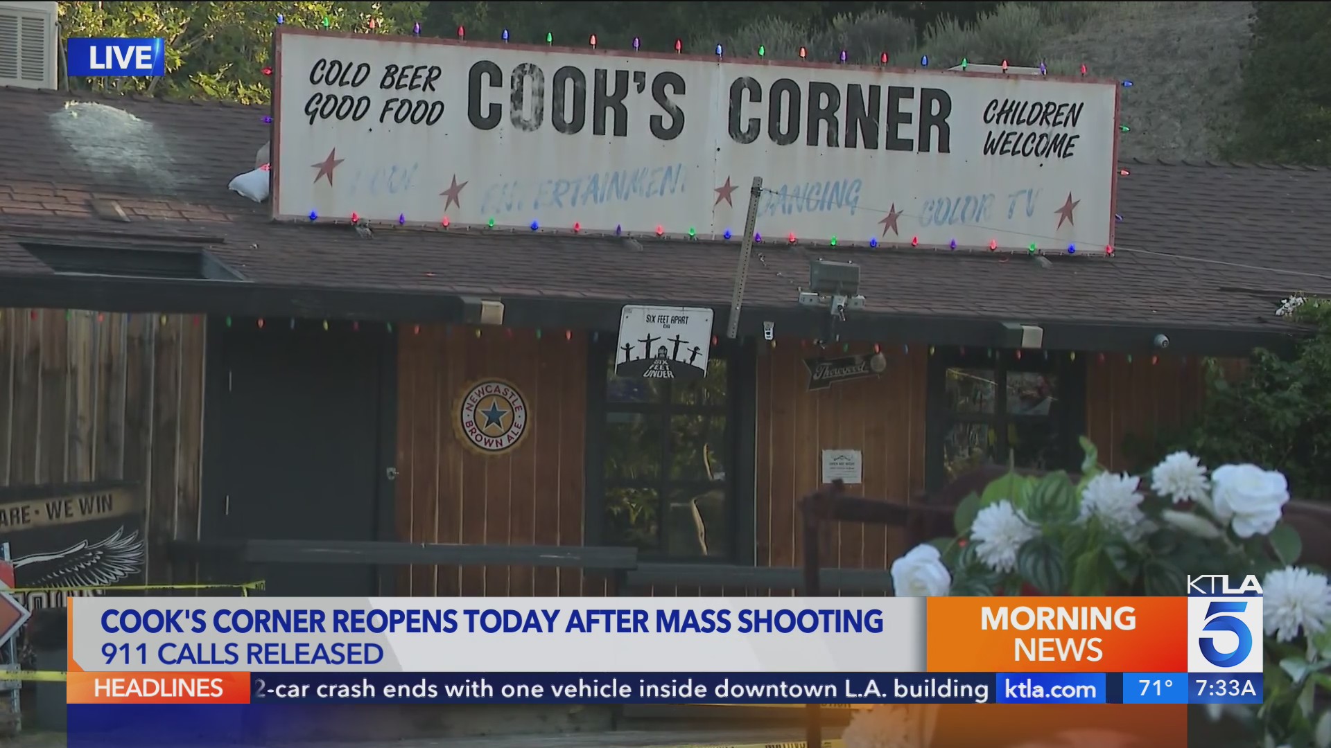 Cook’s Corner reopening after mass shooting – KTLA