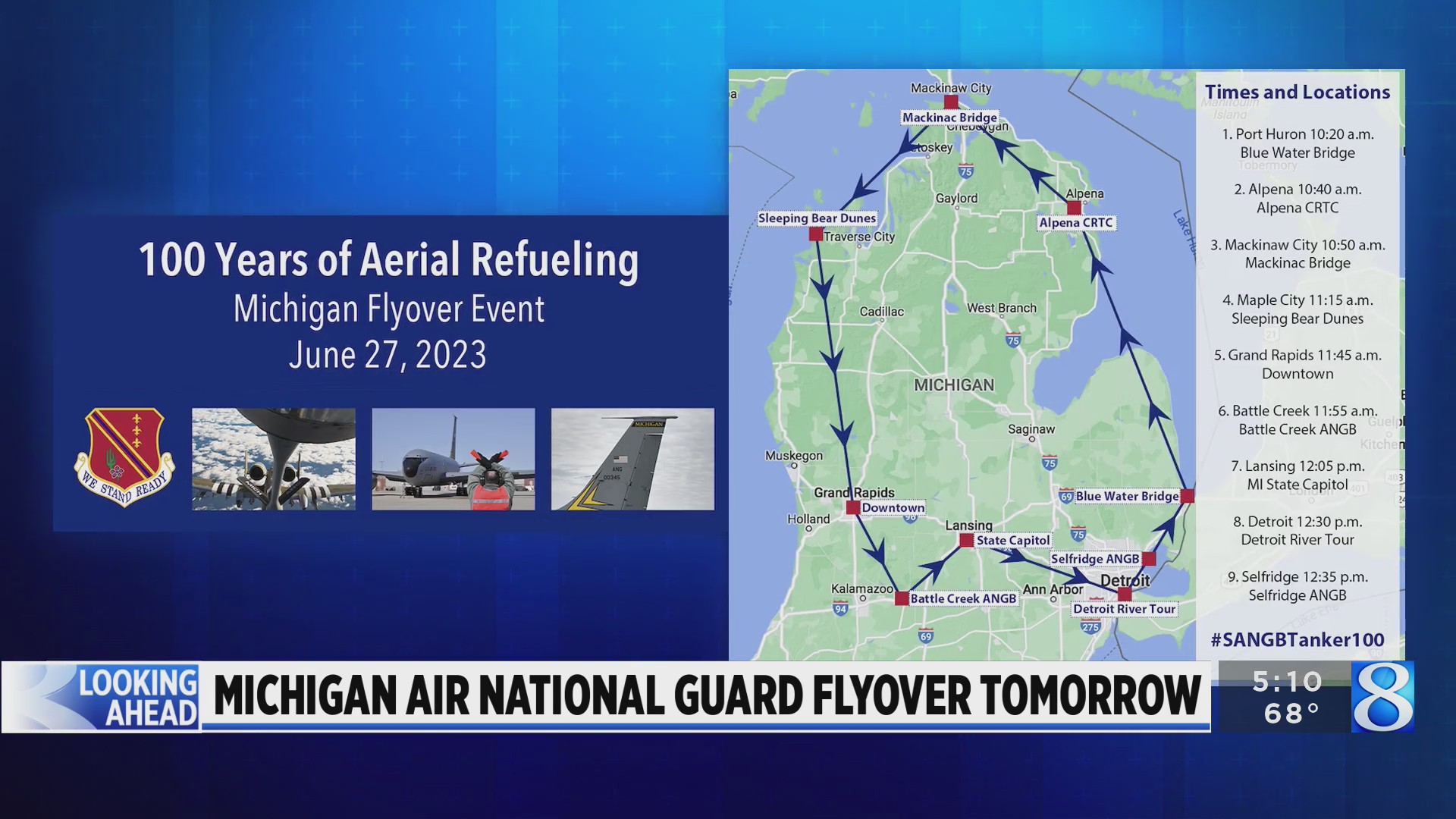 When to see the Air National Guard flyover Tuesday – WOODTV.com