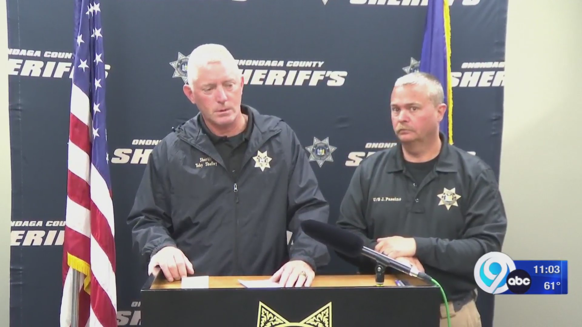 Onondaga County Sheriff Toby Shelley gives update on deadly stabbing in ...