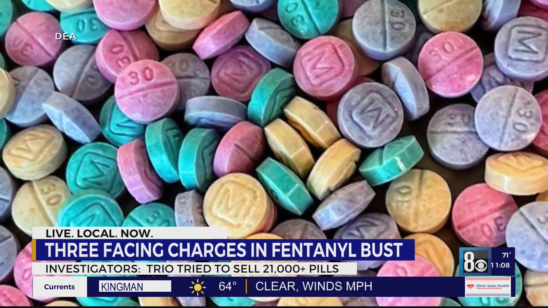 3 charged in 21,000 fentanyl pill bust in Las Vegas – KLAS