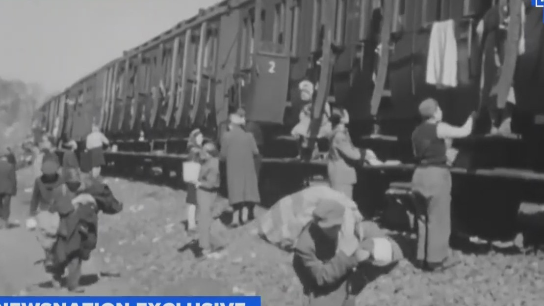 Unearthed video shows US troops saving Jews from Nazi train | Elizabeth ...
