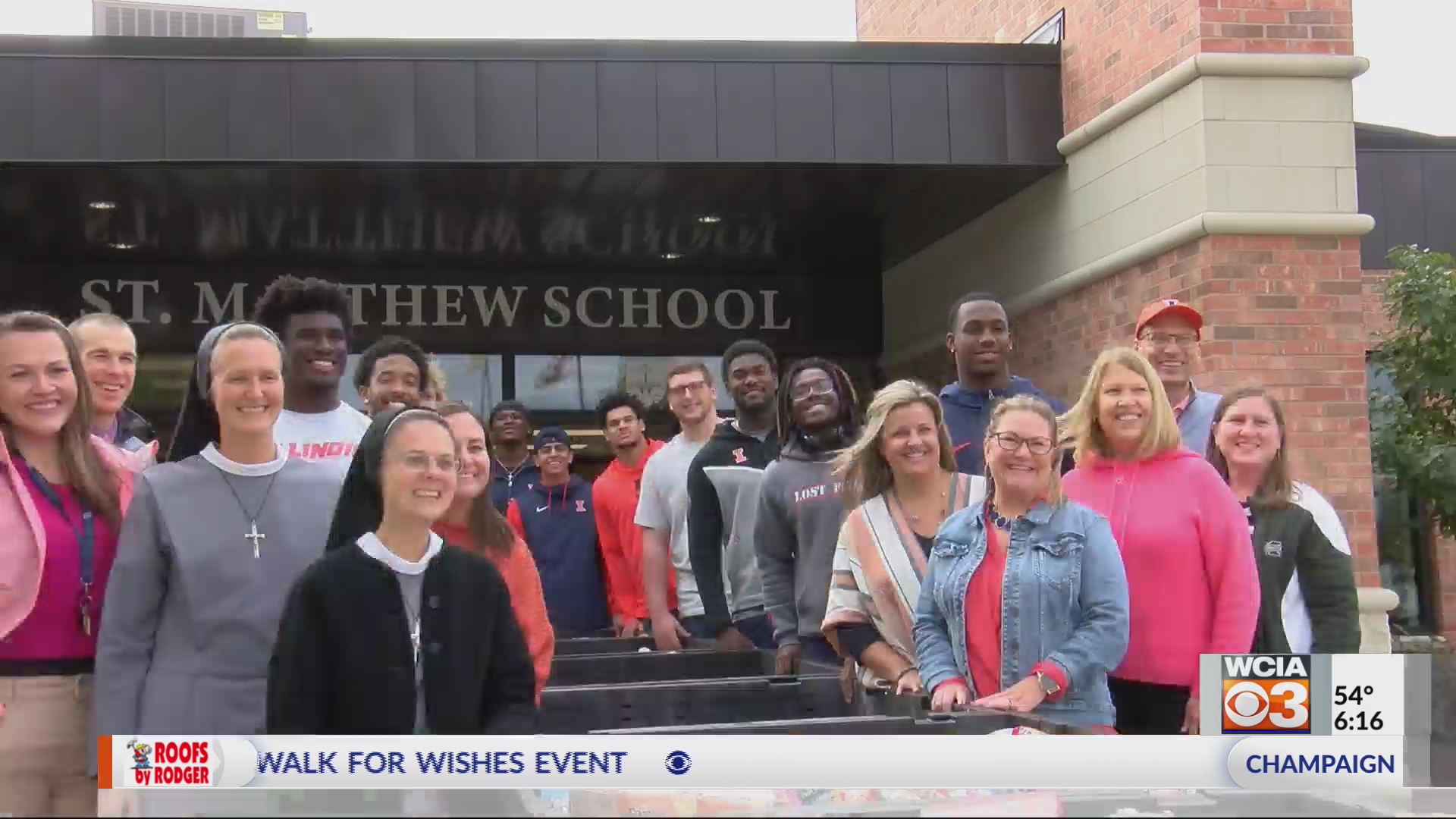 Champaign’s St. Matthew School teams up with Fighting Illini to Tackle ...