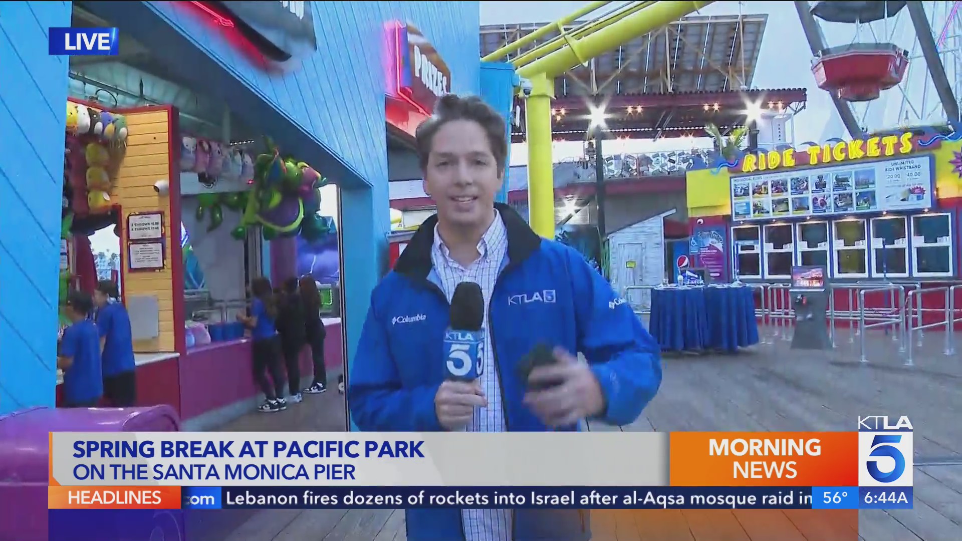 Spring Break at Pacific Park on the Santa Monica Pier – KTLA