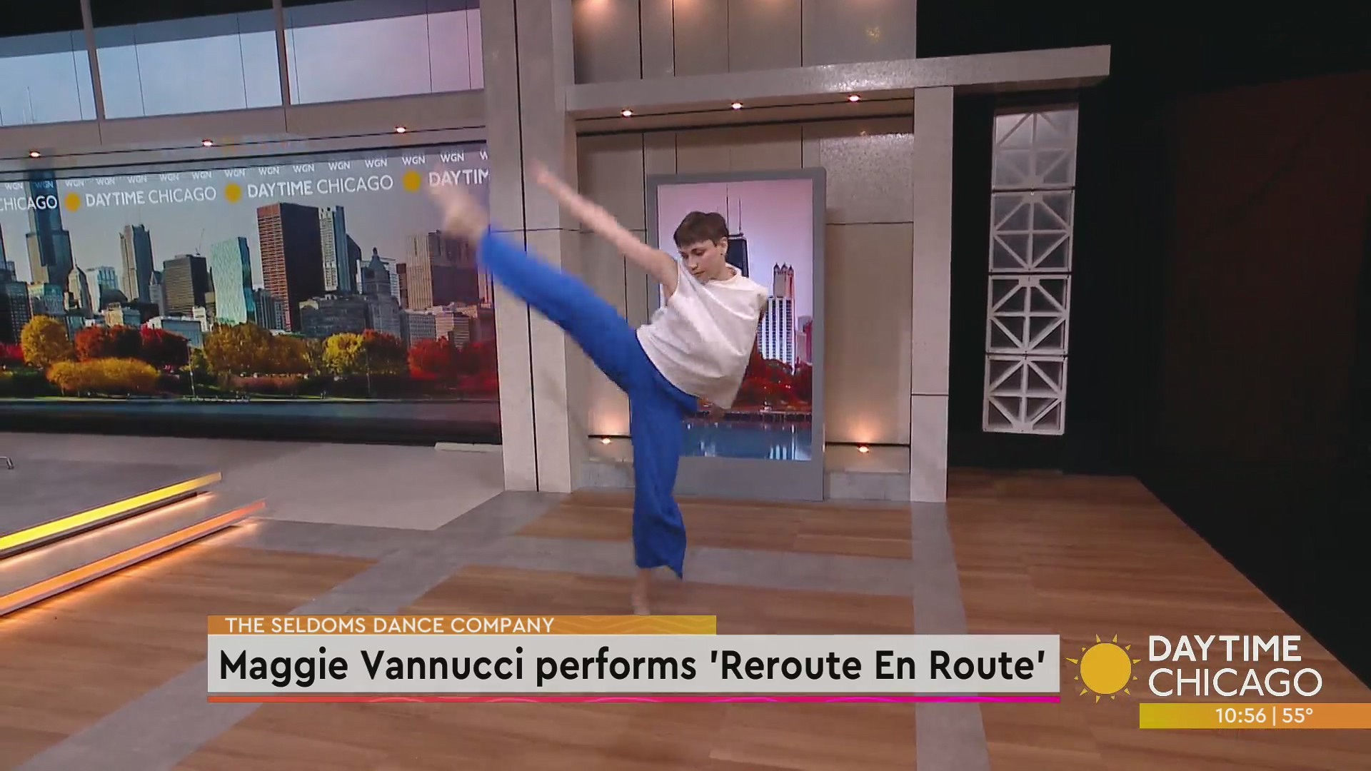 Maggie Vannucci performs ‘Reroute En Route’ – WGN-TV