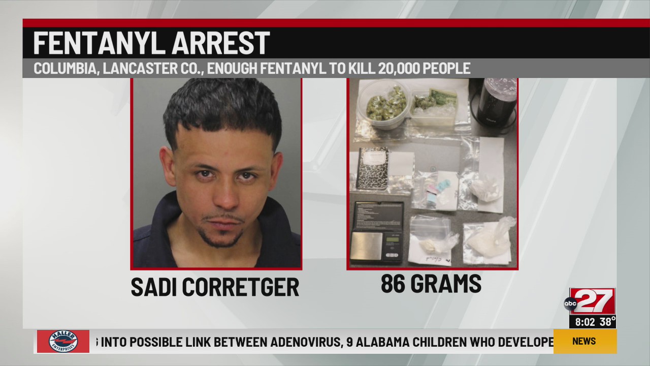 Lancaster Co. drug task force catches meth, fentanyl dealer – ABC27