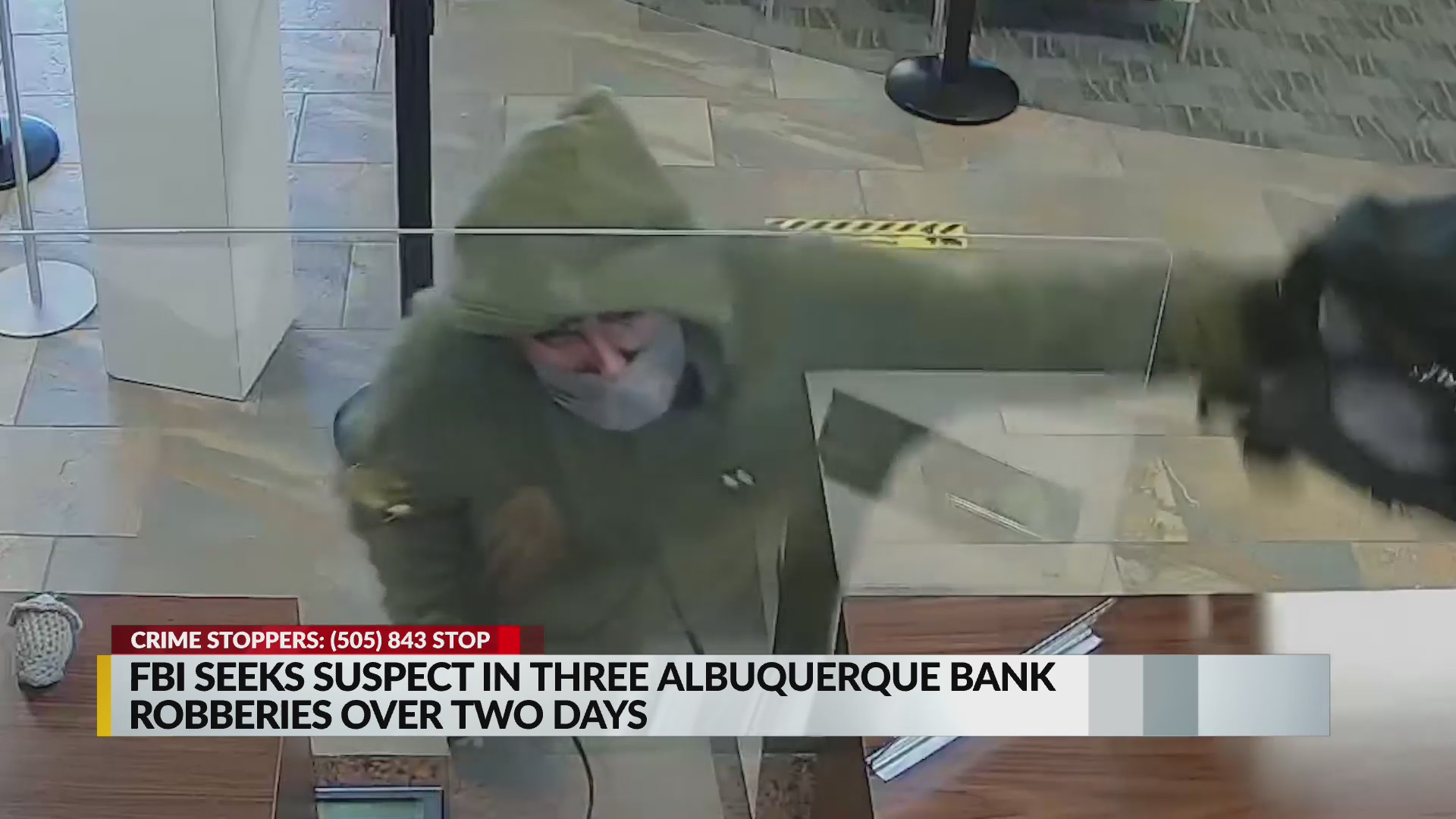 FBI search for suspect who robbed 3 Albuquerque banks in 2 days – KRQE ...