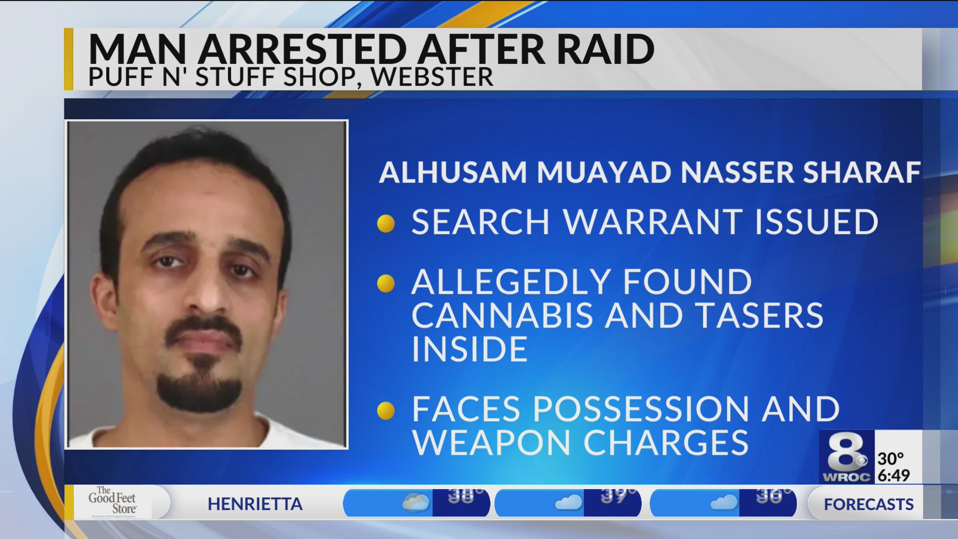 Webster Puff N’ Stuff search leads to cannabis arrest – RochesterFirst