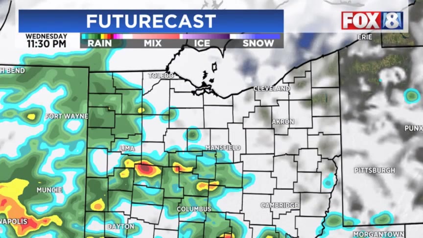 Weather update: Tuesday night – Fox 8 Cleveland WJW