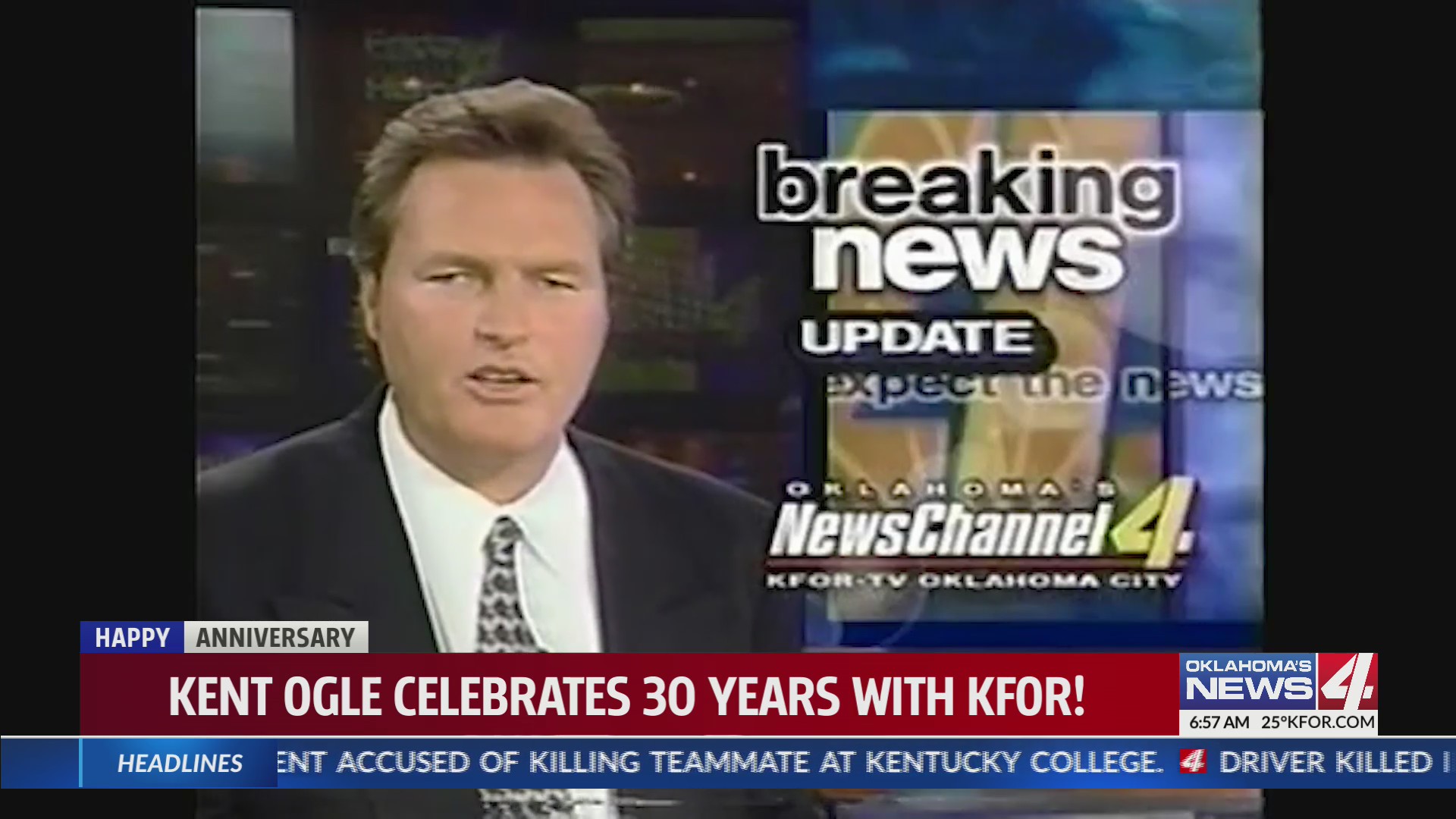 Kent Ogle celebrates 30 years with KFOR – KFOR.com Oklahoma City