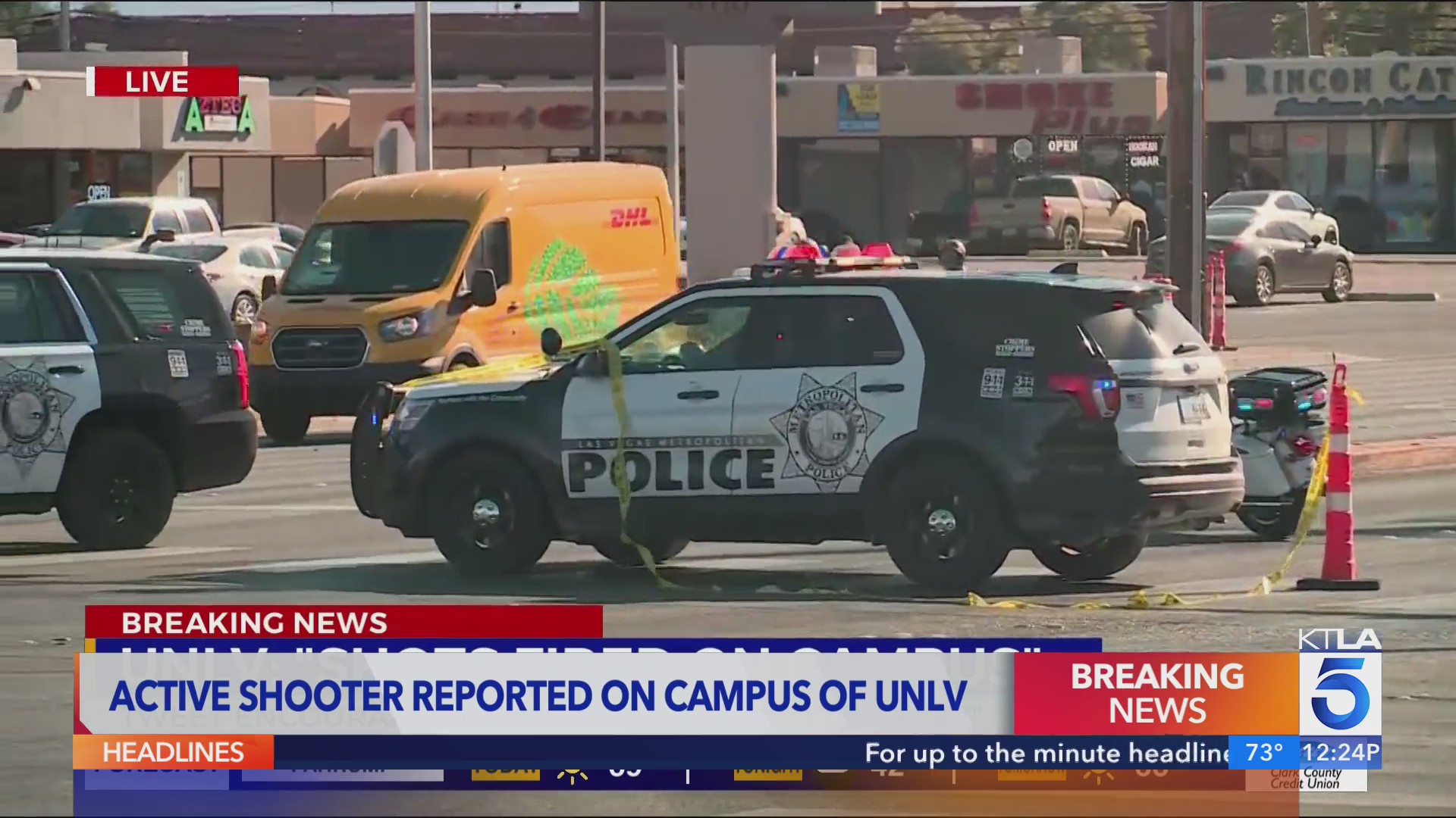 Active shooter reported on the campus of UNLV – KTLA