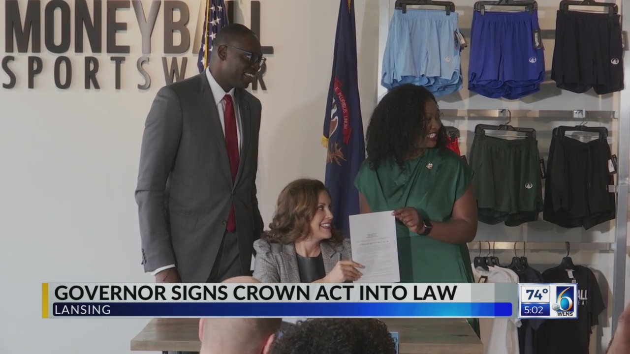 Gov. Whitmer Signs Crown Act Into Law – WLNS 6 News