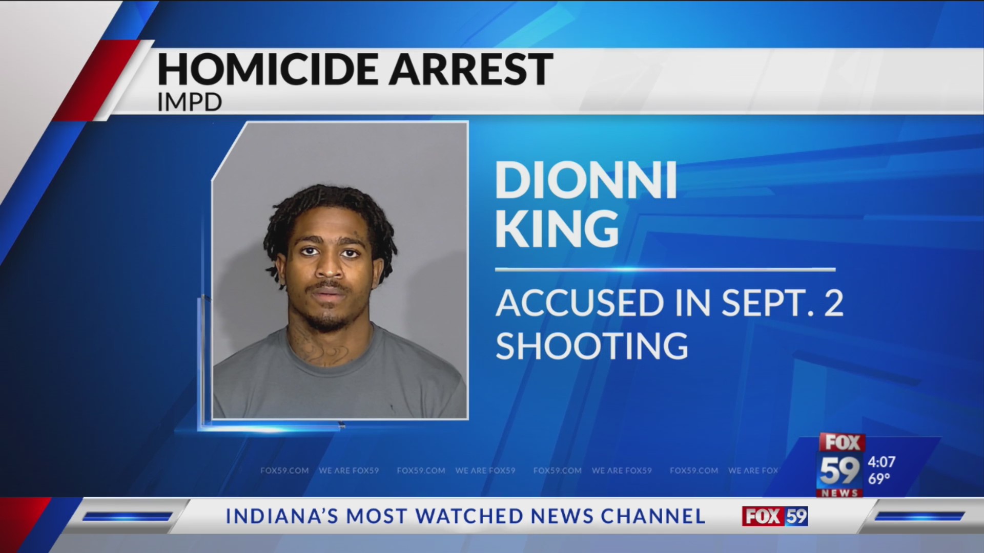 Indy man arrested accused of murder of 24-year-old woman – Fox 59