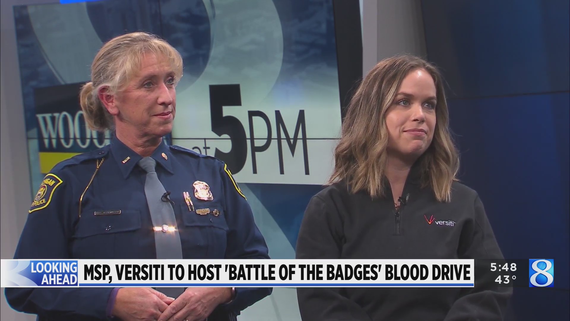 MSP, Versiti to host ‘Battle of the Badges’ blood drive – WOODTV.com