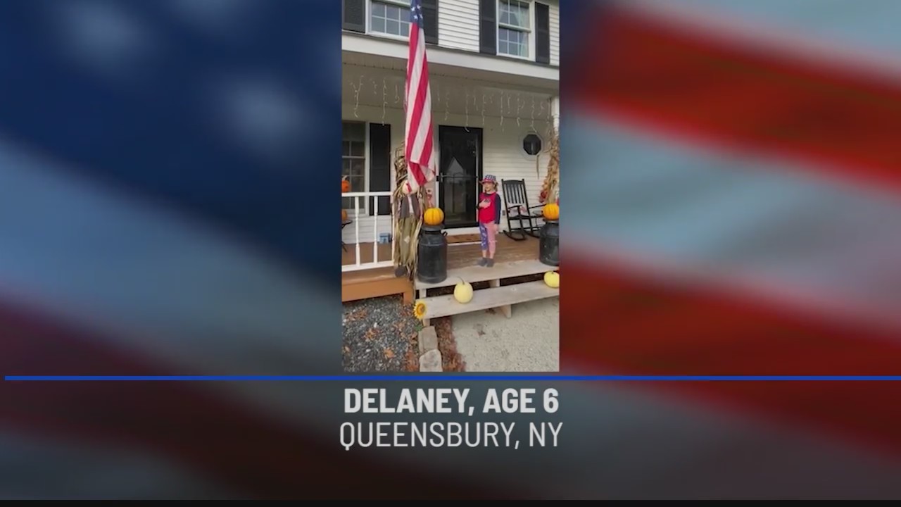 Delaney gives us our daily Pledge of Allegiance! – NEWS10 ABC