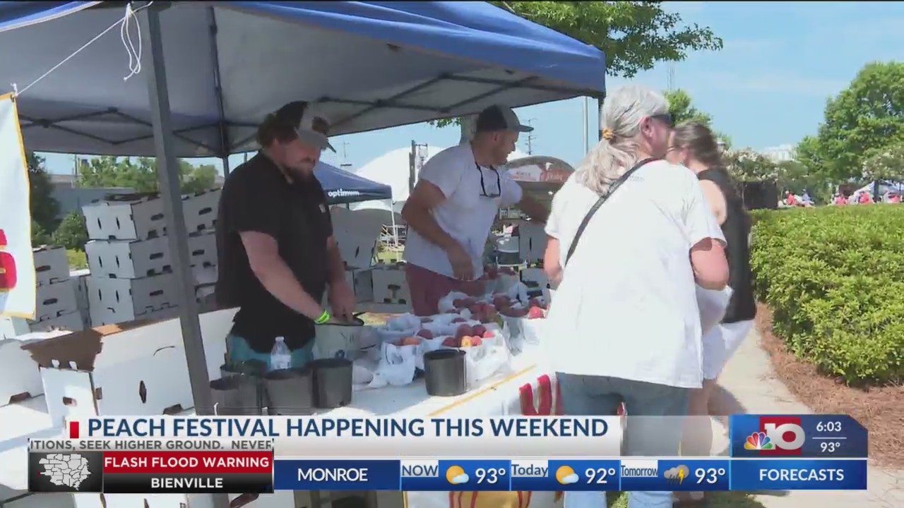 73rd Annual Peach Festival took place on June 3rd in Ruston – KTVE ...