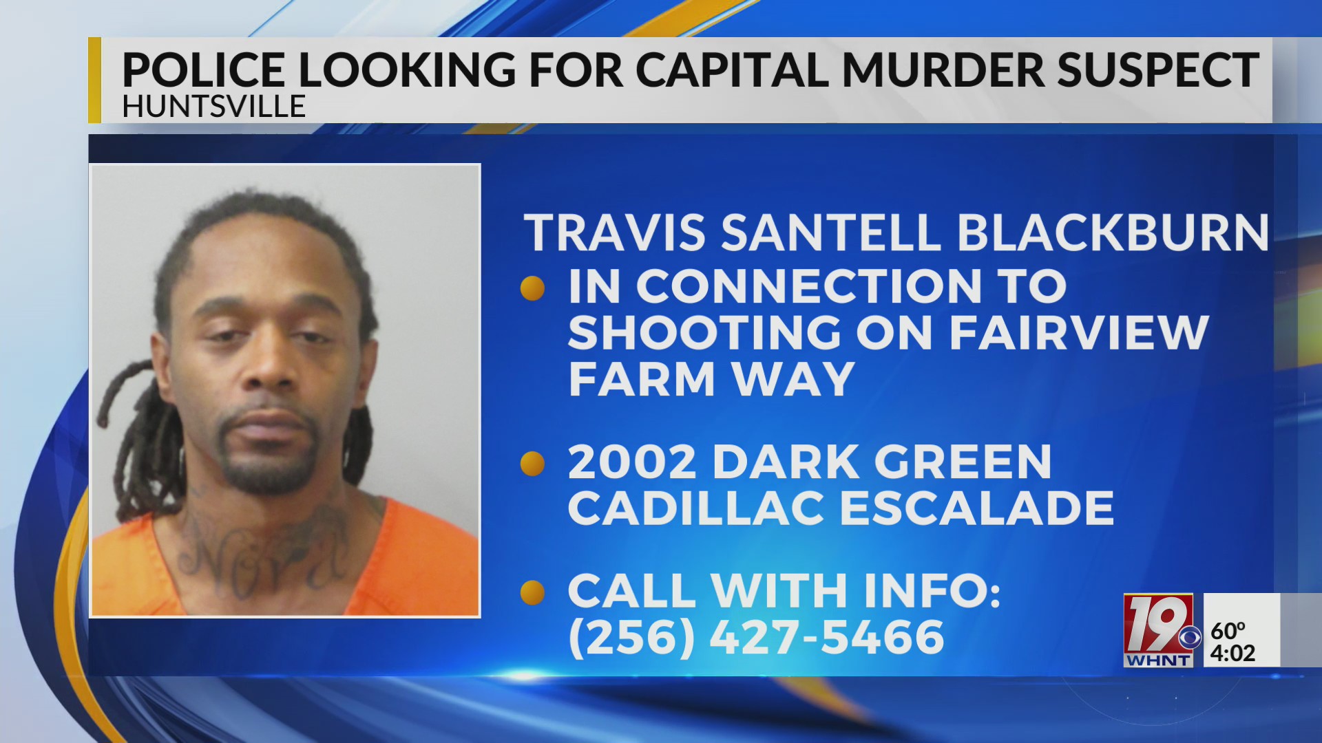 HPD Looking for Capital Murder Suspect | December 13, 2023 | News 19 at ...