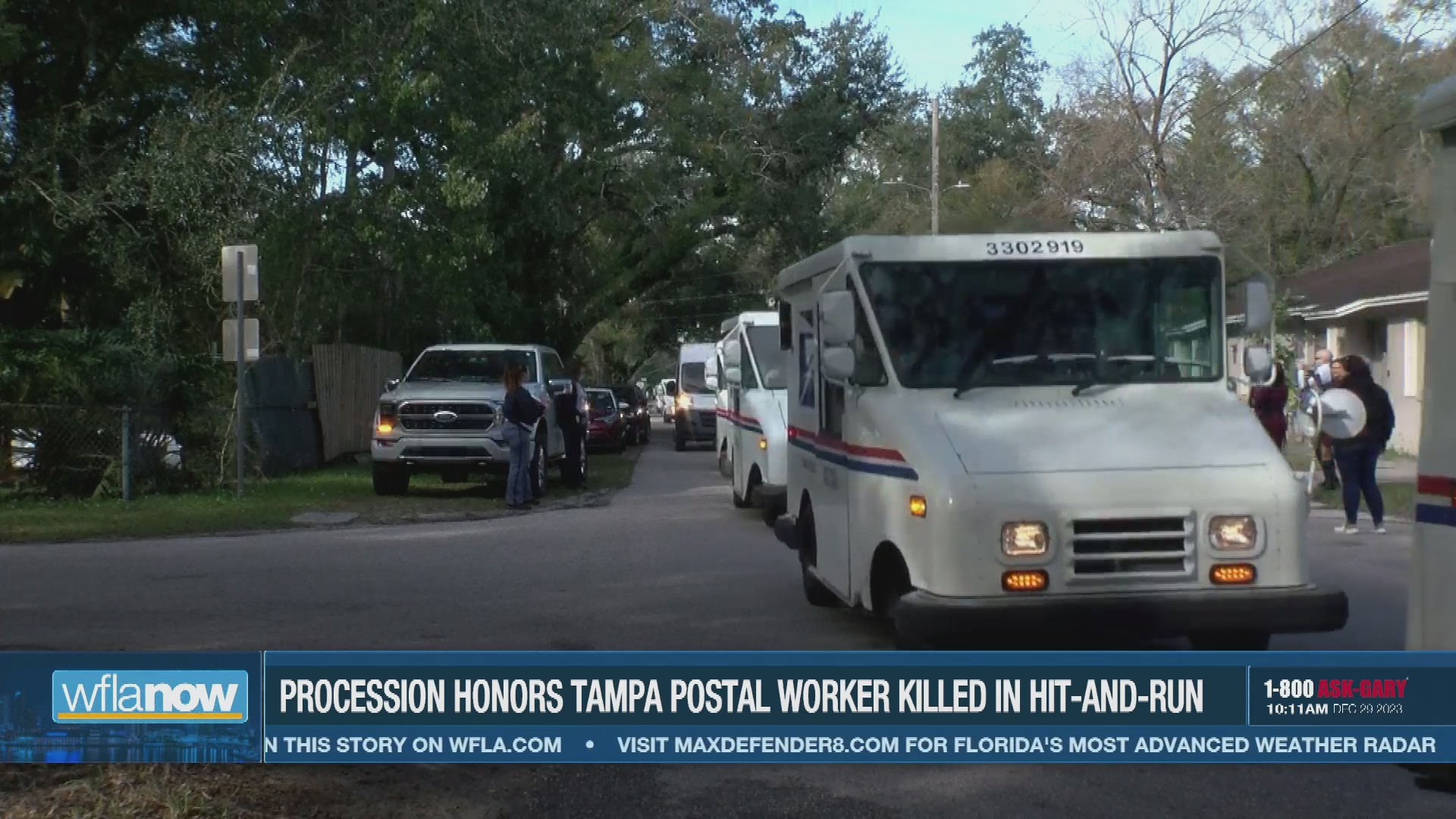 Memorial procession held in honor of Tampa mailman killed in hit-and ...