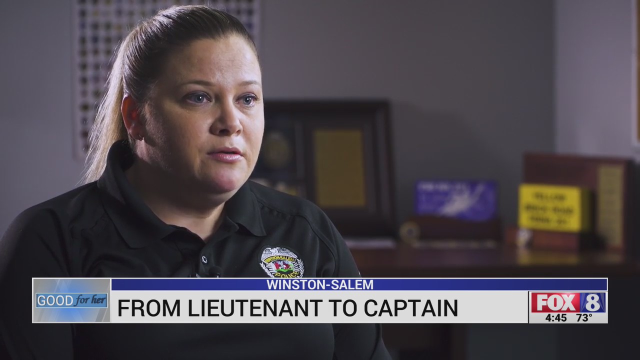 Winston-Salem woman goes from lieutenant to captain – FOX8 WGHP