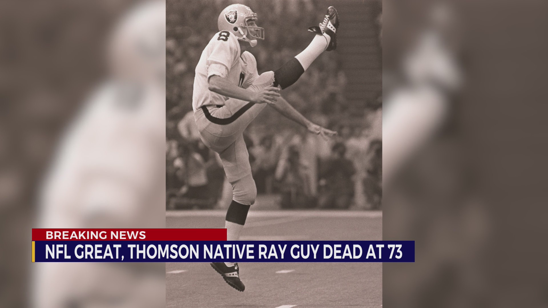 Pro Football Hall-of-Famer and Thomson native, Ray Guy, dies after ...