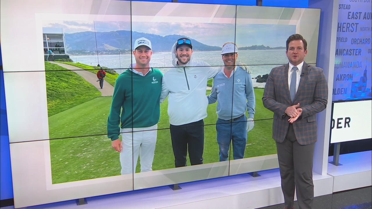 Josh Allen in foursome with Tom Brady at Pebble Beach Pro-Am – News 4 ...