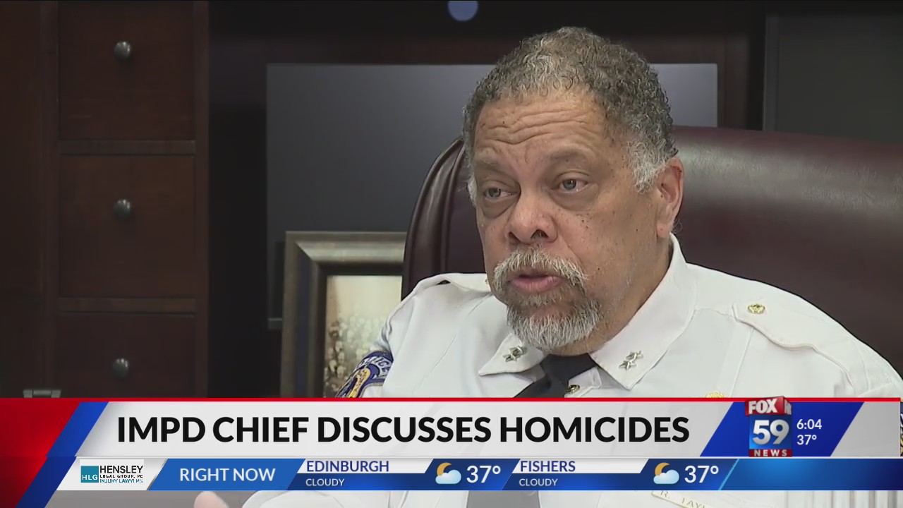 IMPD chief discusses 2022 homicides – Fox 59